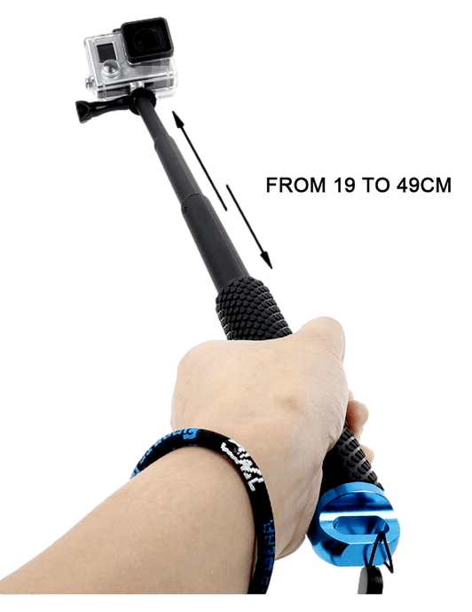 → Håndholdt GoPro Shorty Pole / Stang | Teleskopstang