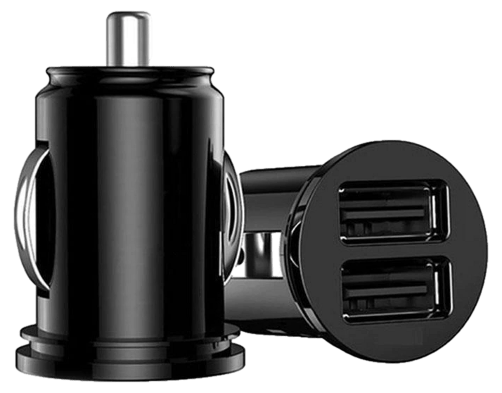 → 2 Stk Dobbelt USB Oplader til Bil / Cigartænder - Fri Fragt
