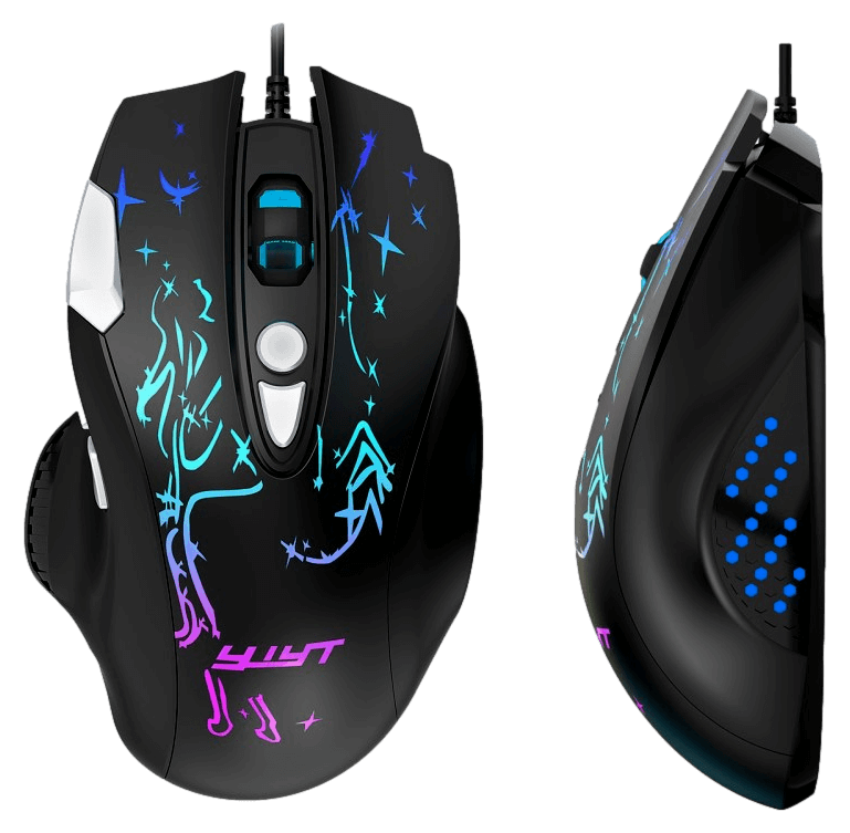 → RGB Gamer Mus med Mange Knapper | Gratis Fragt