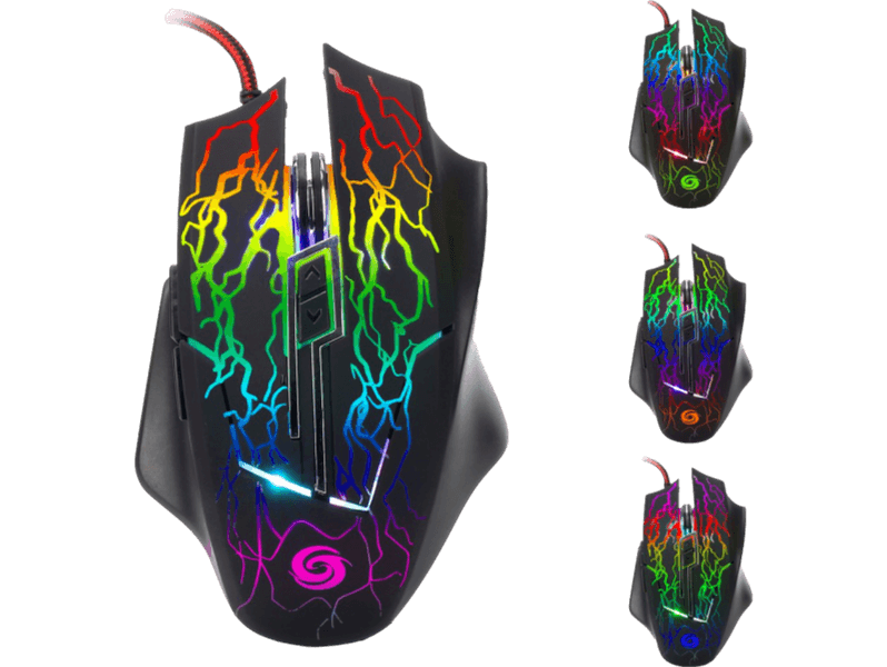 Callisto Gaming Mus med LED — → Gaming mus med LED lys og 6 ...
